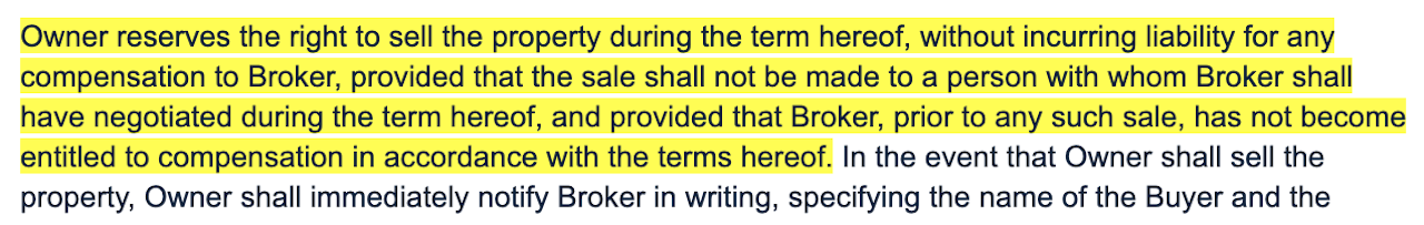 What is An Exclusive Agency Listing Agreement?