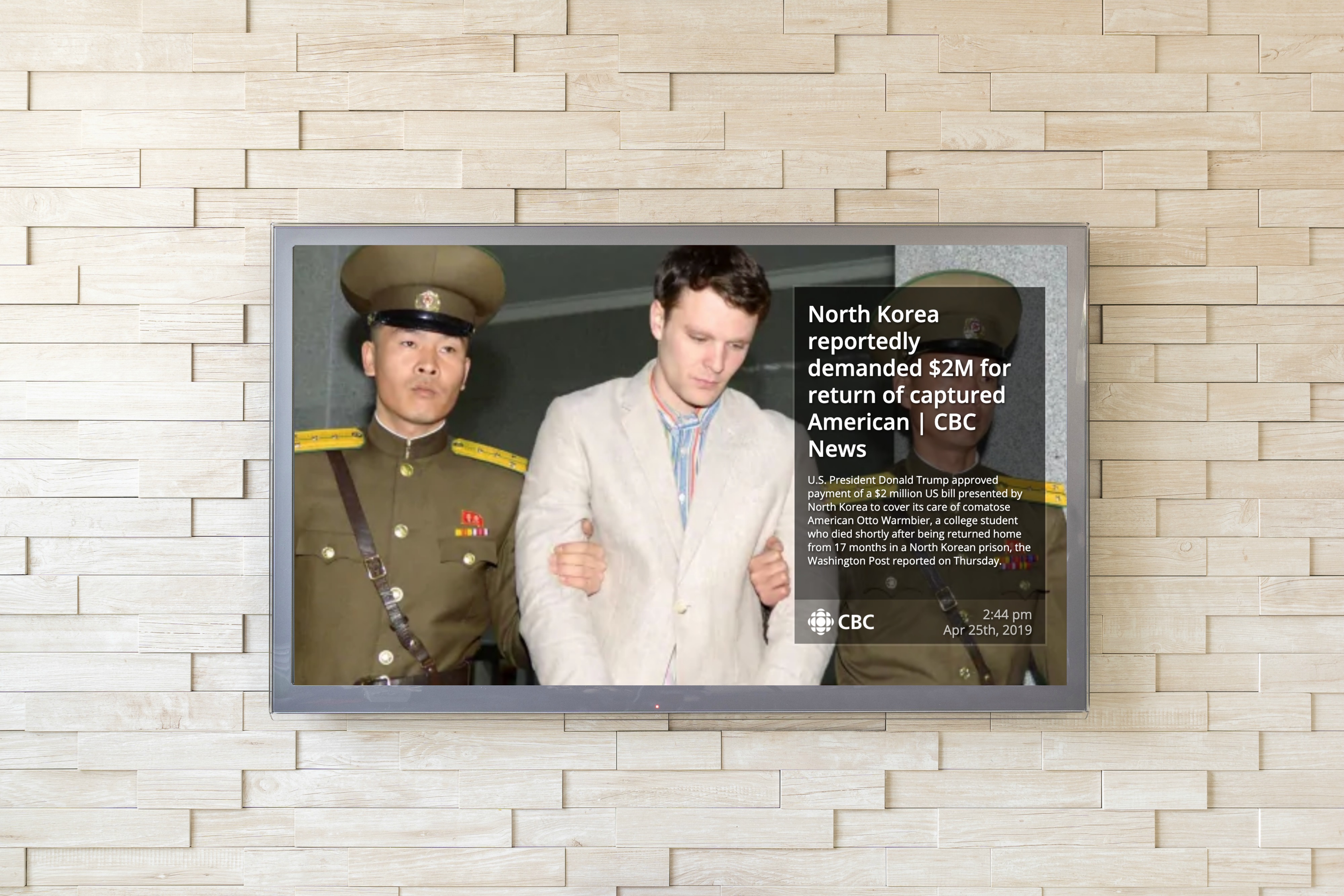 CBC RSS for Digital Signage - TelemetryTV